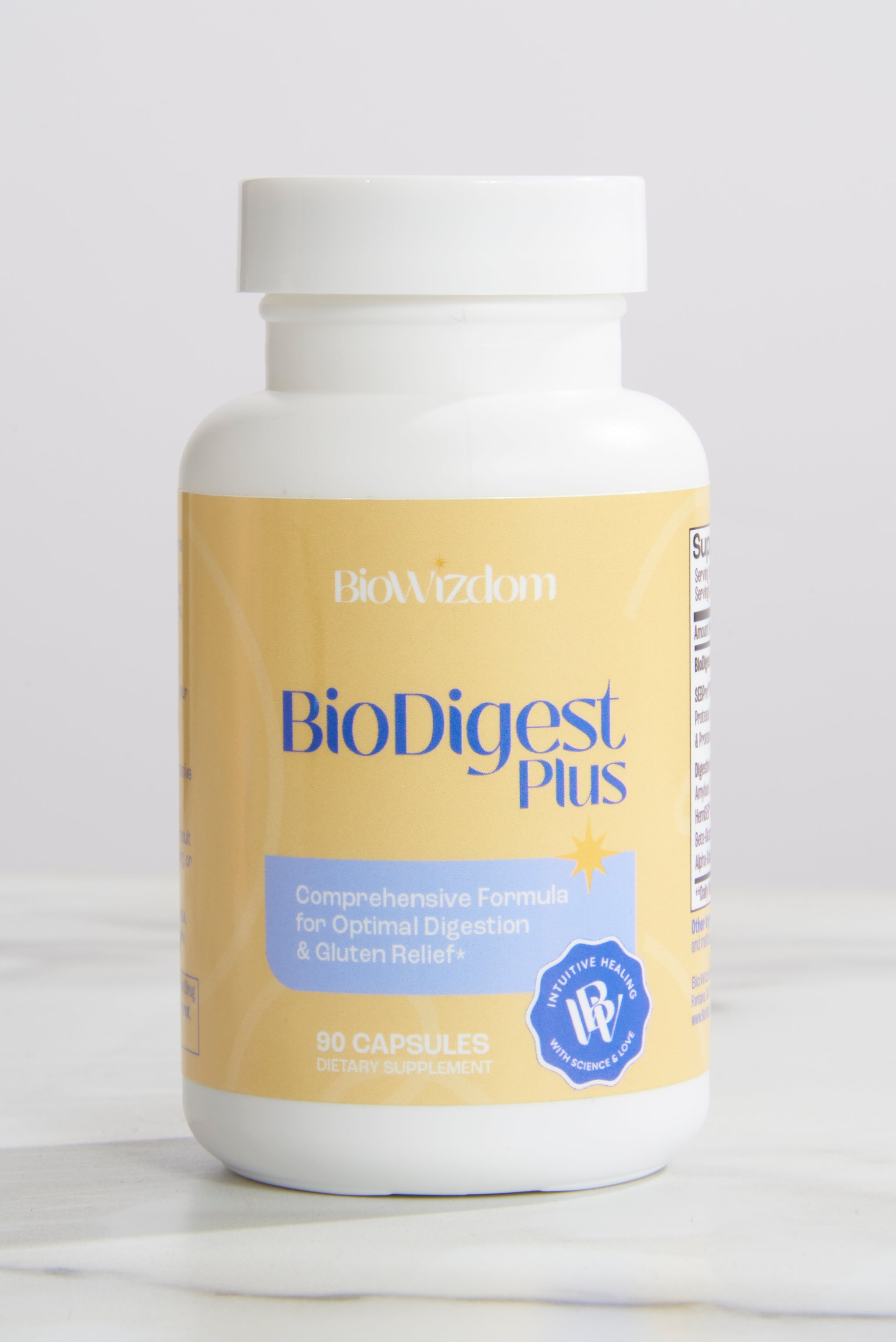 BioDigest Plus Digestive Enzymes (gluten digestion) 90 caps – BioWizdom